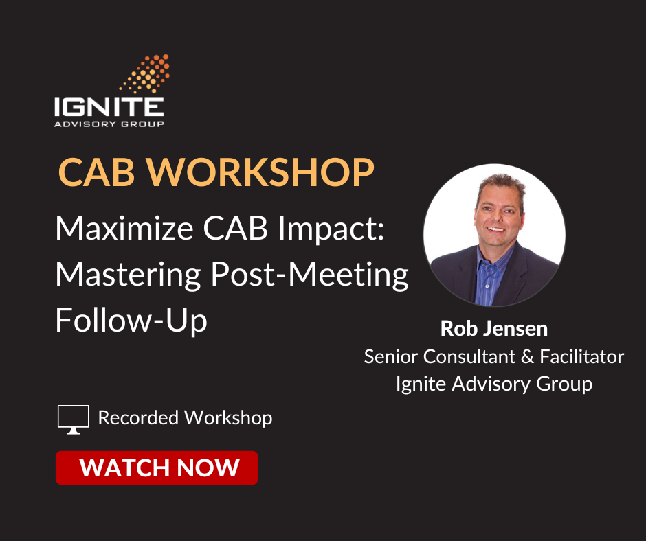 [CAB WORKSHOP] Maximize CAB impact: Mastering Post-Meeting Follow-Up ...